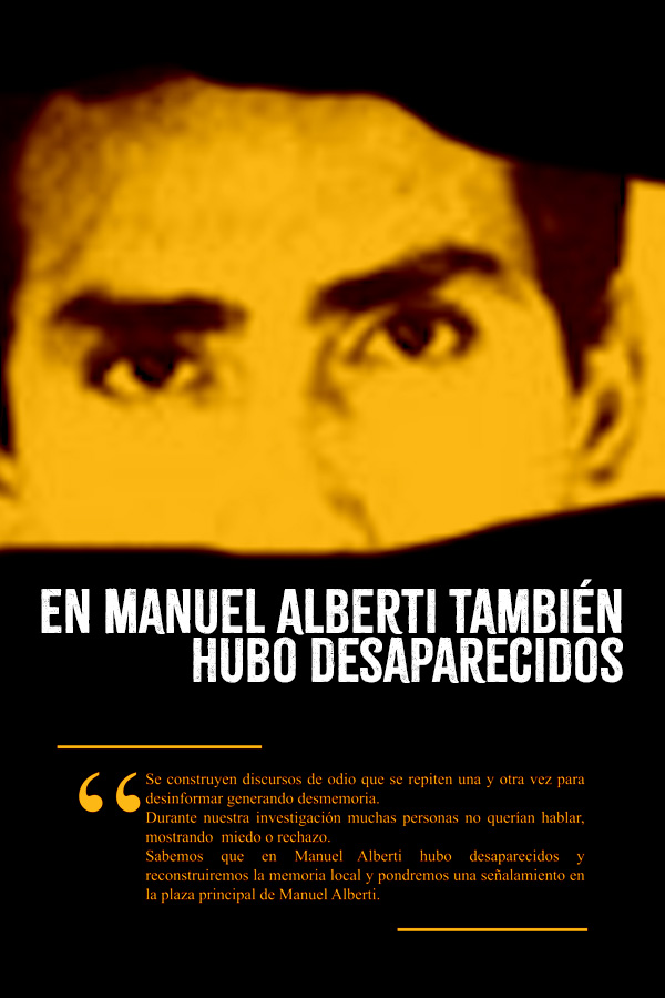 En Manuel Alberti también hubo desaparecidos – Istor